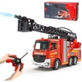 Remote Control Fire Truck Toy - Fireman Fire Truck with Jet Pump and ...