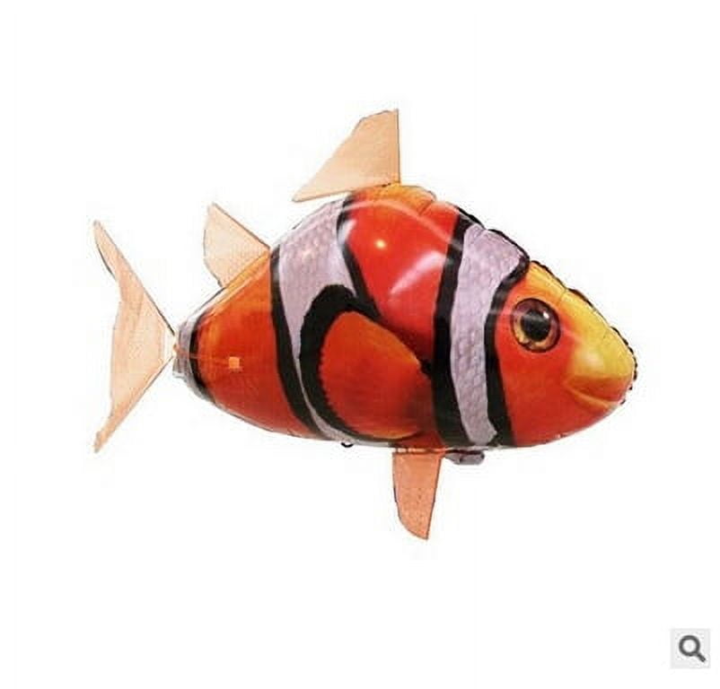 Remote Control Flying Air Shark Toy RC Radio Inflatable Clown Fish ...