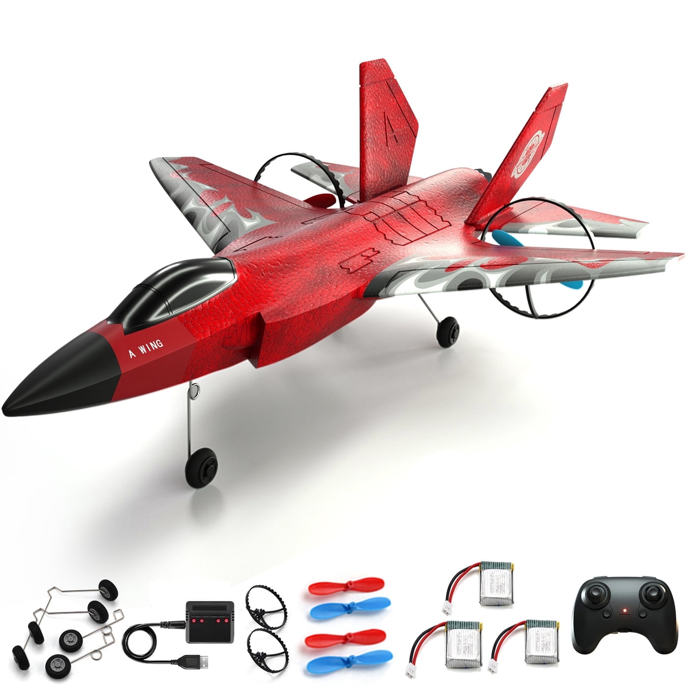 Remote Control Foam Airplane, 2 Channe RC Plane for Kds 14 Years and Up ...