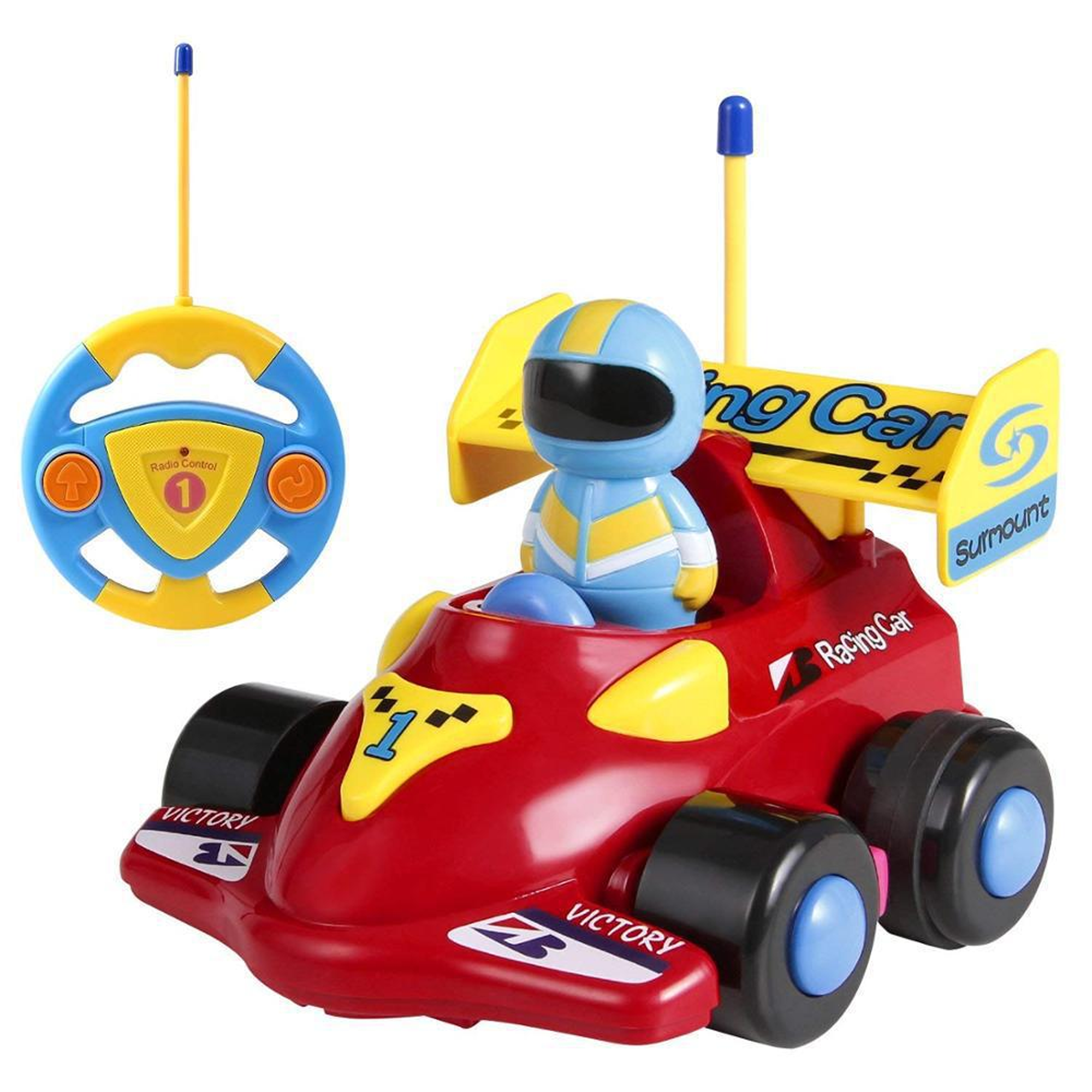 FRESHE Rc Car, Remote Control Formula Racing Car, Cartoon RC Cars with ...