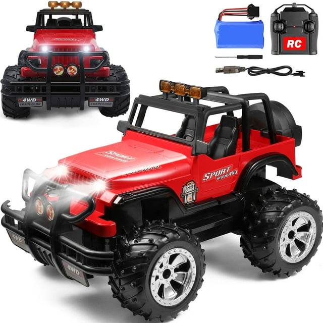 Remote Control Full Function Power Cross-Country Electric Car Jeep ...