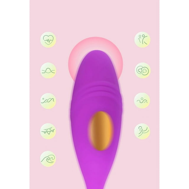 Remote Control G Spot Wearable Panty Mini Egg Vibrator With 10 Vibration Modes Rose Anal Dildo