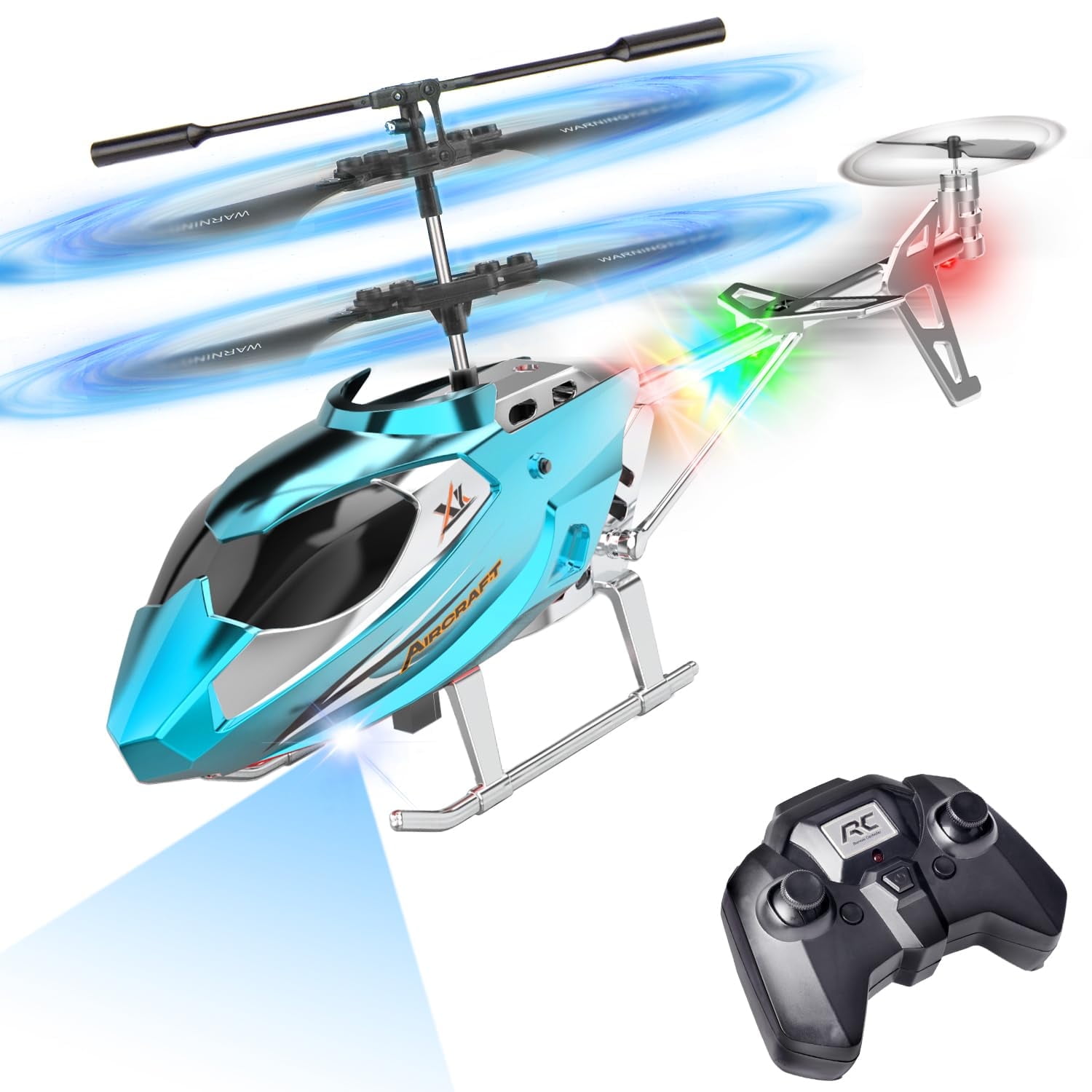 Remote Control Helicopter Mini Gyroscope RC Helicopters LED Light for ...