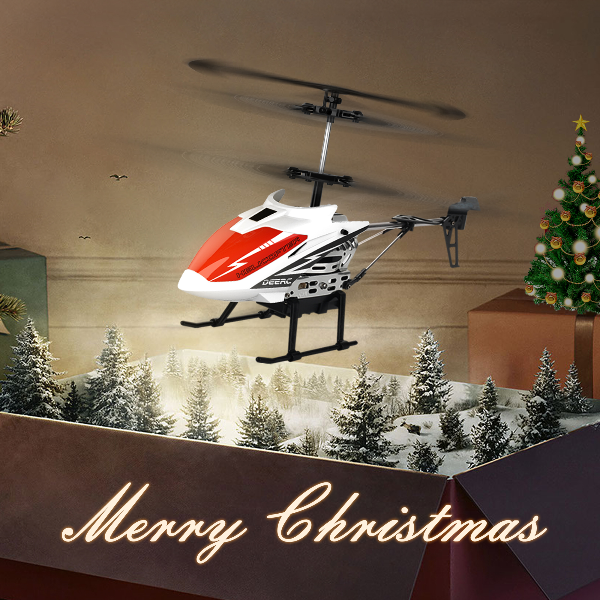 Baozhu Flying Mini RC Induction Aircraft Flashing Light Toys RC ...