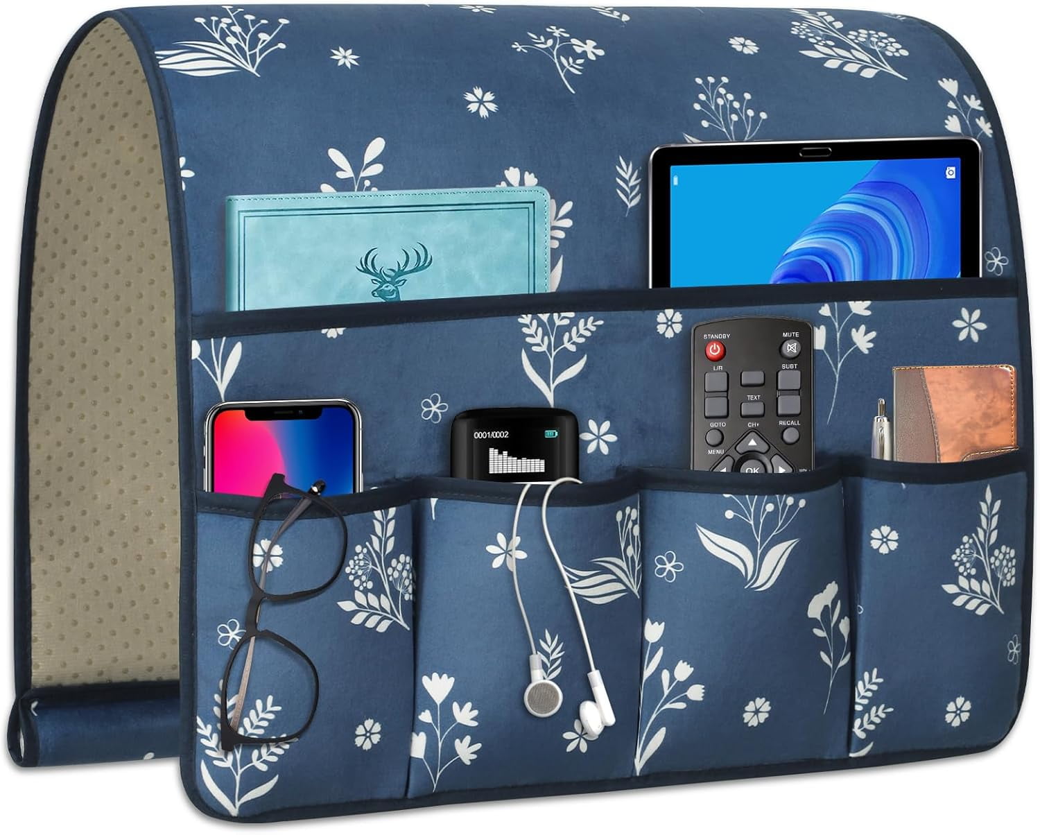 Remote Control Holder for Armchair，Couch Caddy Organizer TV Remote ...