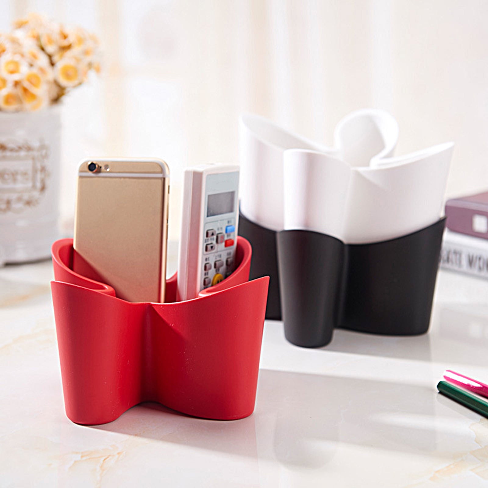 Remote Control Holder Controller Organizer, Four-leaf TV Remote Control ...