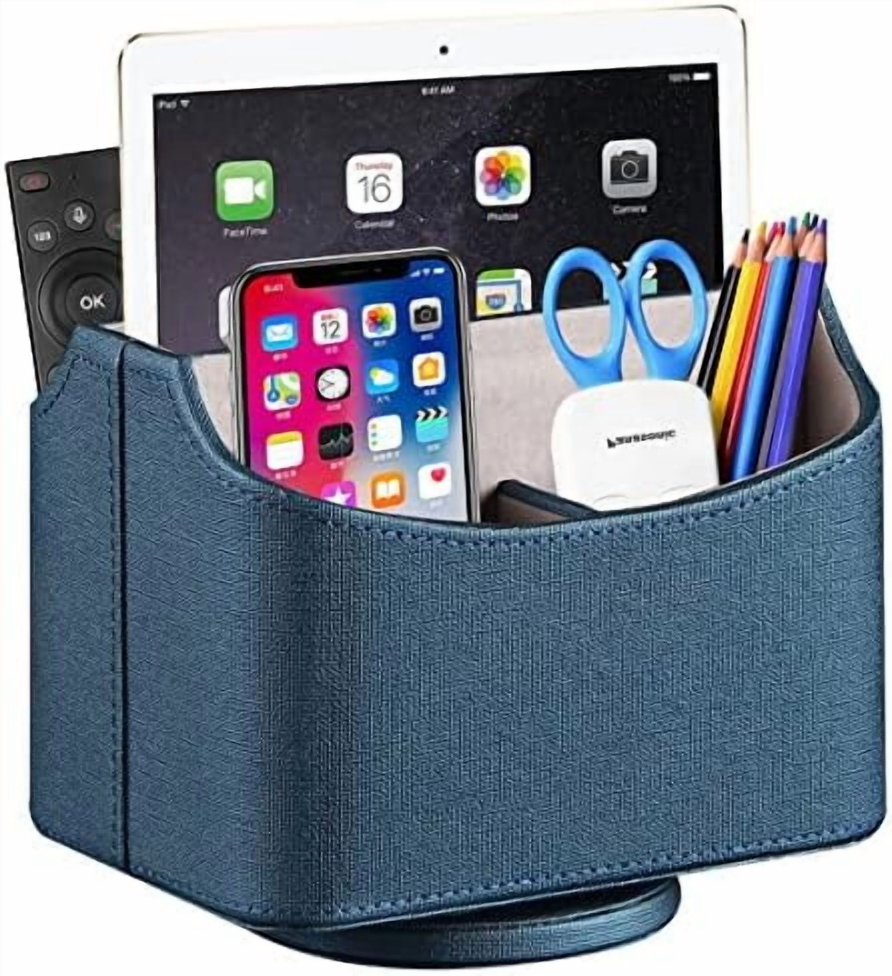 Remote Control Holder Swivel Remotes Caddy Organizer for TV Accessories ...