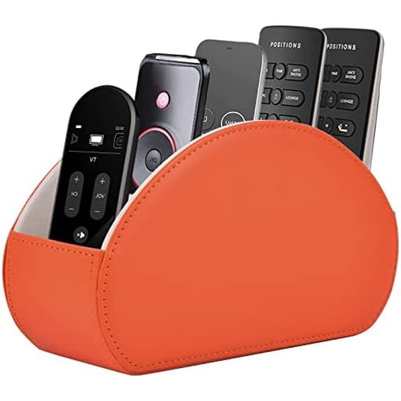 Remote Control Holder,TV Remote Caddy/Box with 5 Compartments,Bedside Table Organizer for ...