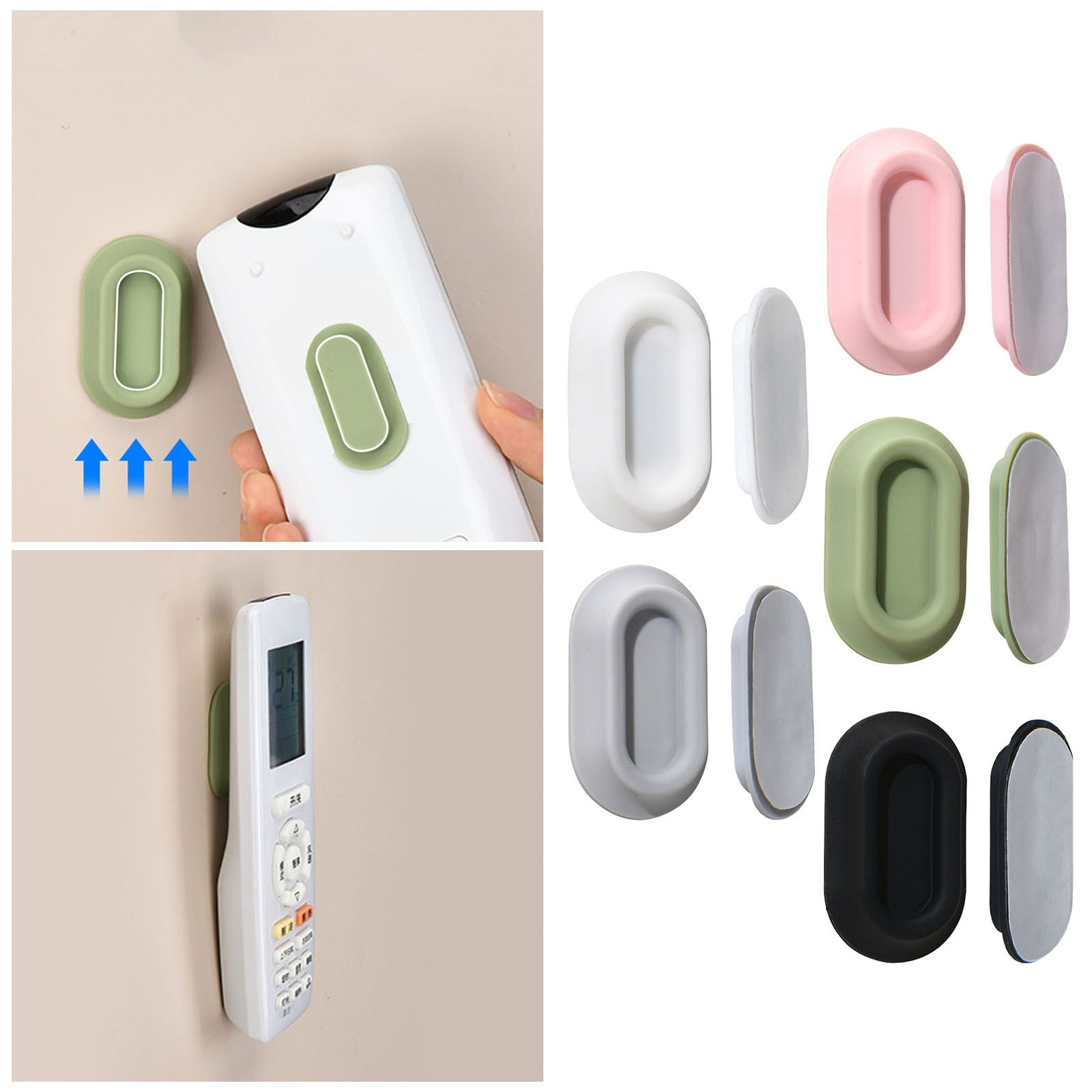Remote Control Holder Wall Mount - Strong Magnetic Silicone Storage ...