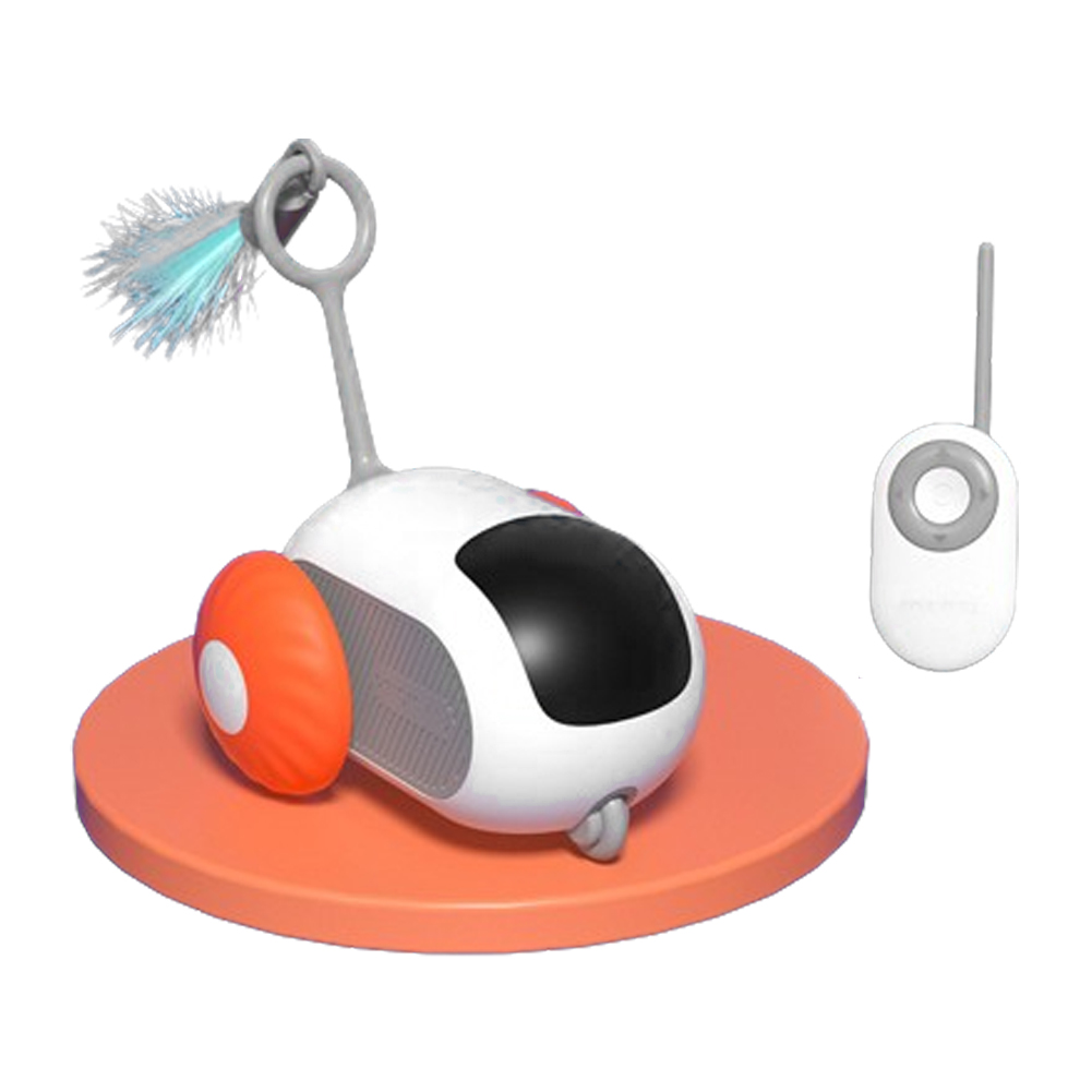 Remote Control Interactive Cat Car Toy USB charging Chasing Automatic ...