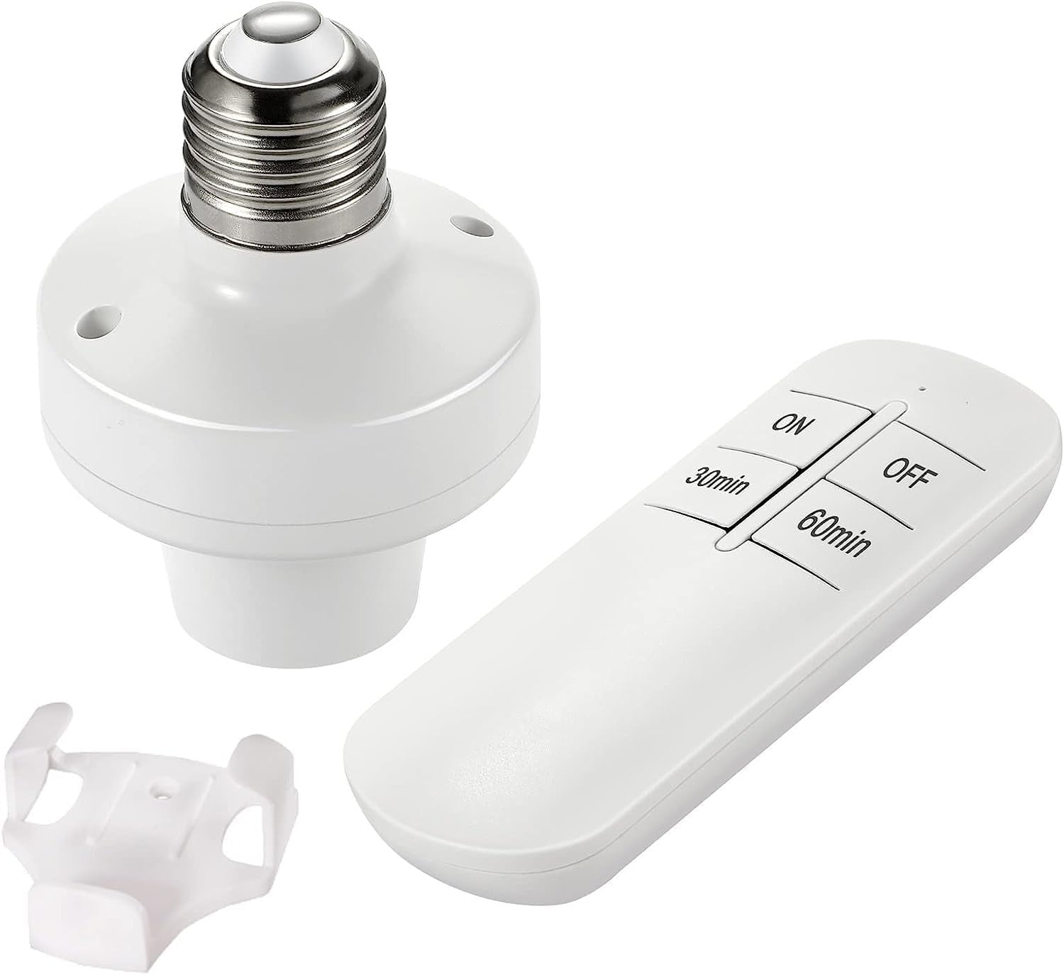 Remote Control Light Socket, E26 E27 Bulb Lamp Holder with Remote ...
