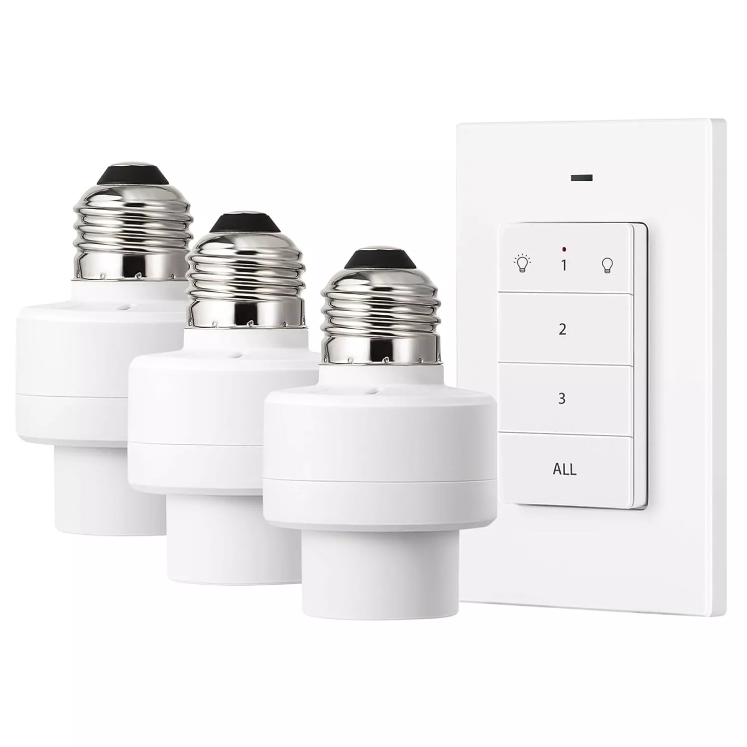 Remote Control Light Socket, Wireless Light Switch No Wiring 100FT ...