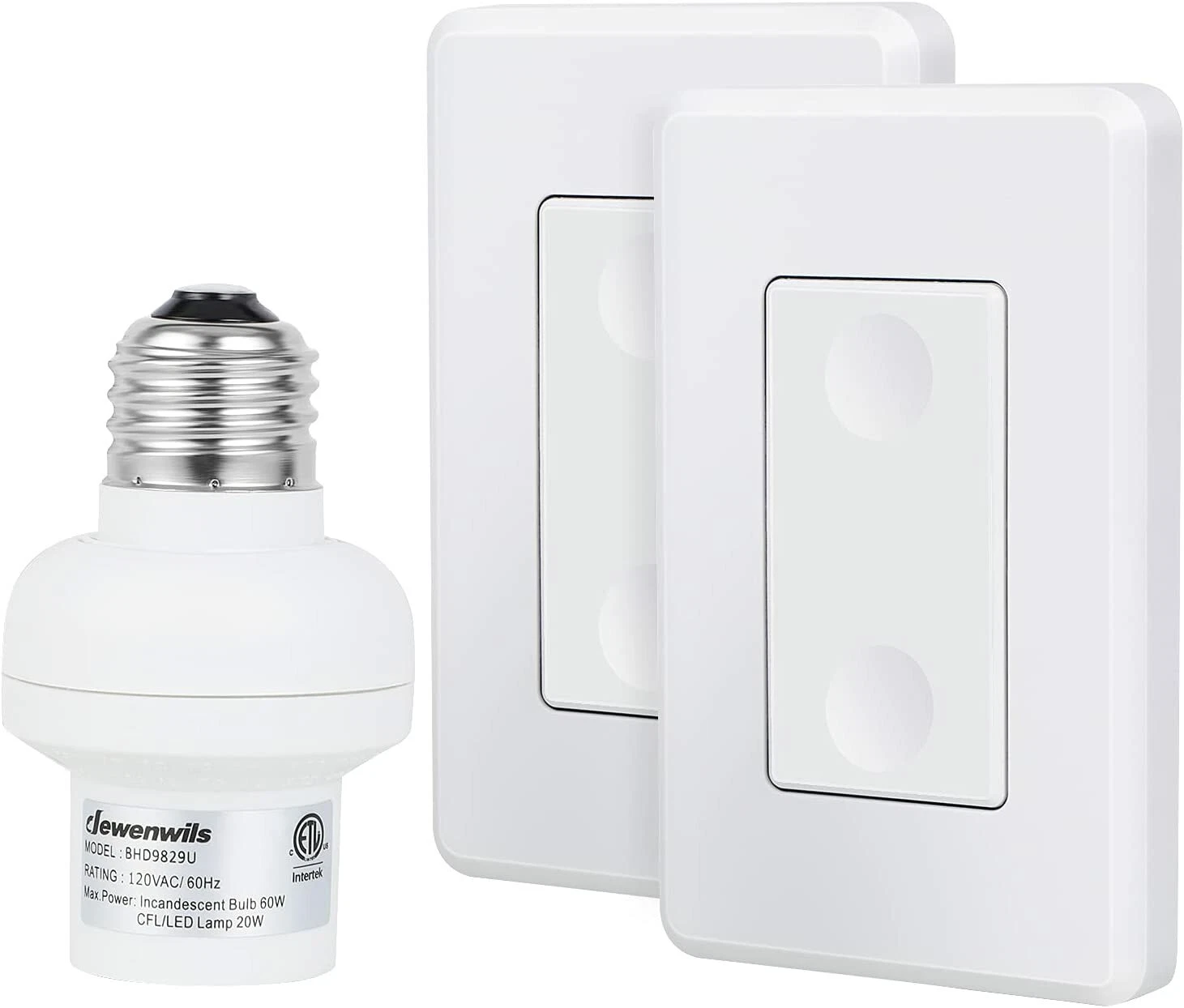 Remote Control Light Socket Wireless Light Switch for Light Fixtures ...