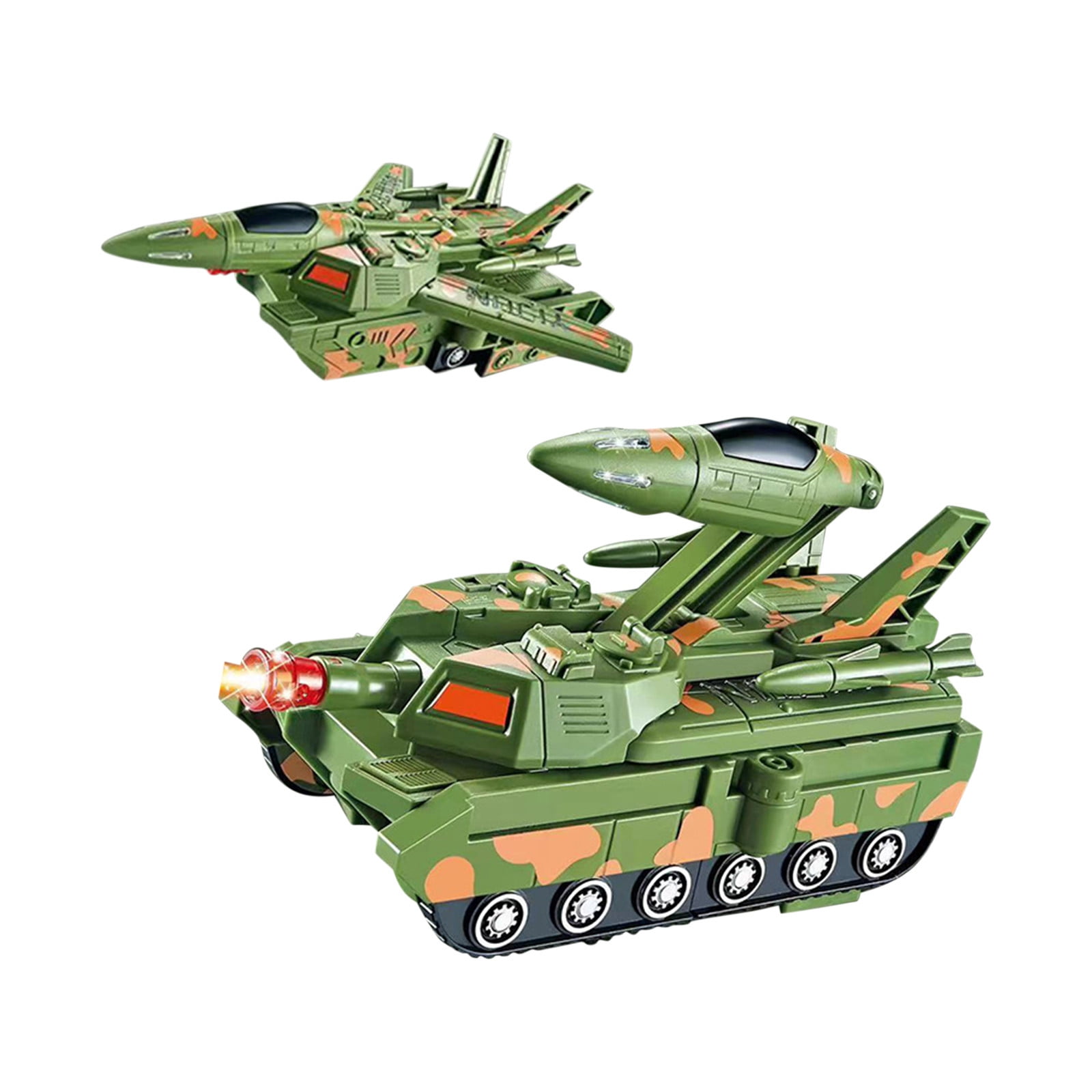 Remote Control Military Tank Toy for Kids 360° Rotating Turret ...