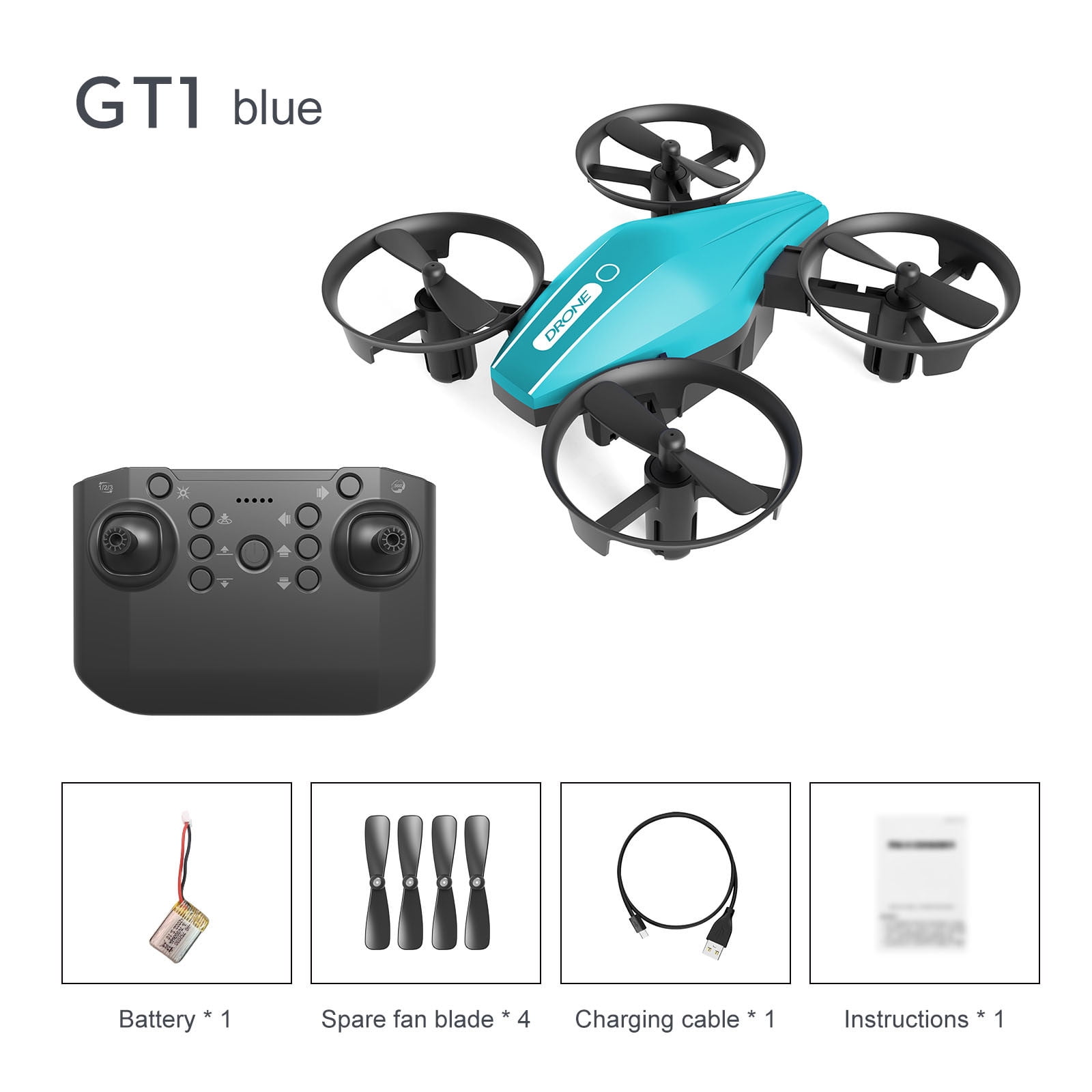 Remote Control Mini UAV, 2.4GHz Anti-Interference, 4 Channels, Altitude ...
