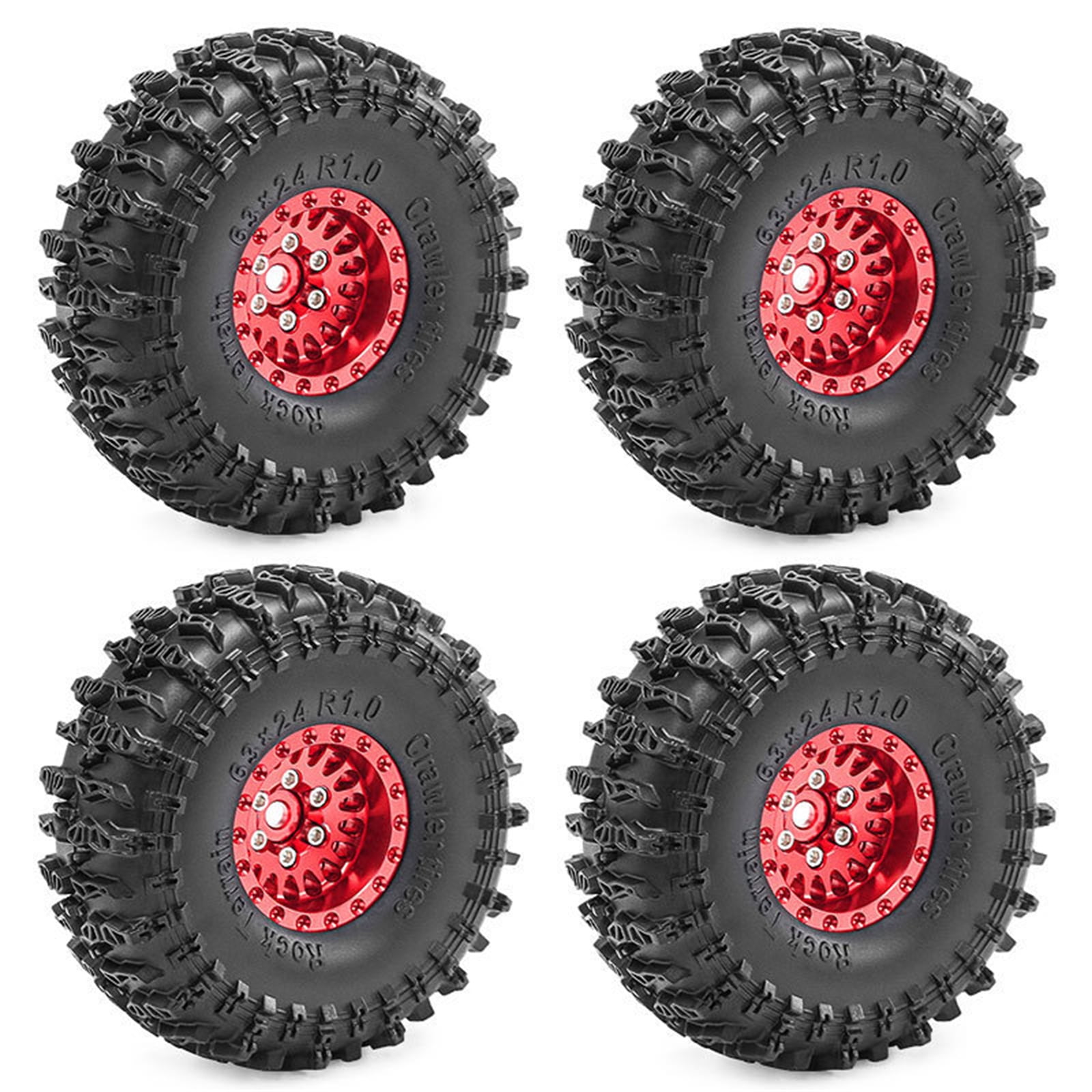 Remote Control Model Rubber Wheel Tires for Car Toy Crawlers Collection ...