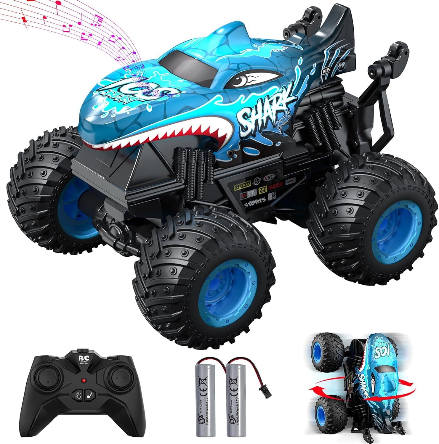 Remote Control Monster Truck, 2.4GHz Remote Control Car, RC Trucks 2 ...
