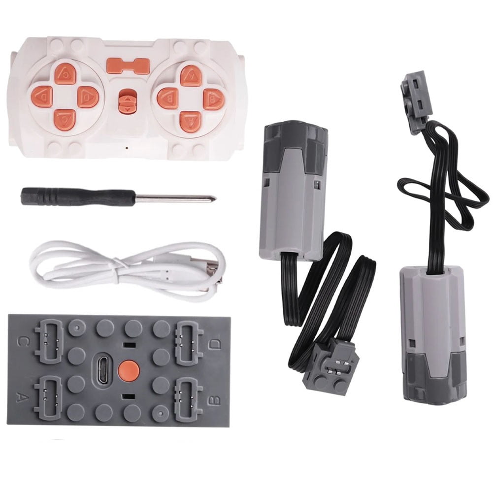 Remote Control Motor Set With High Speed Motors For Building Block Toys ...
