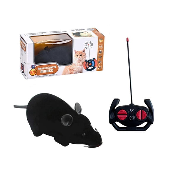 Remote Control Mouse Cat Toy, Realistic Interactive RC Pet Toy with ...