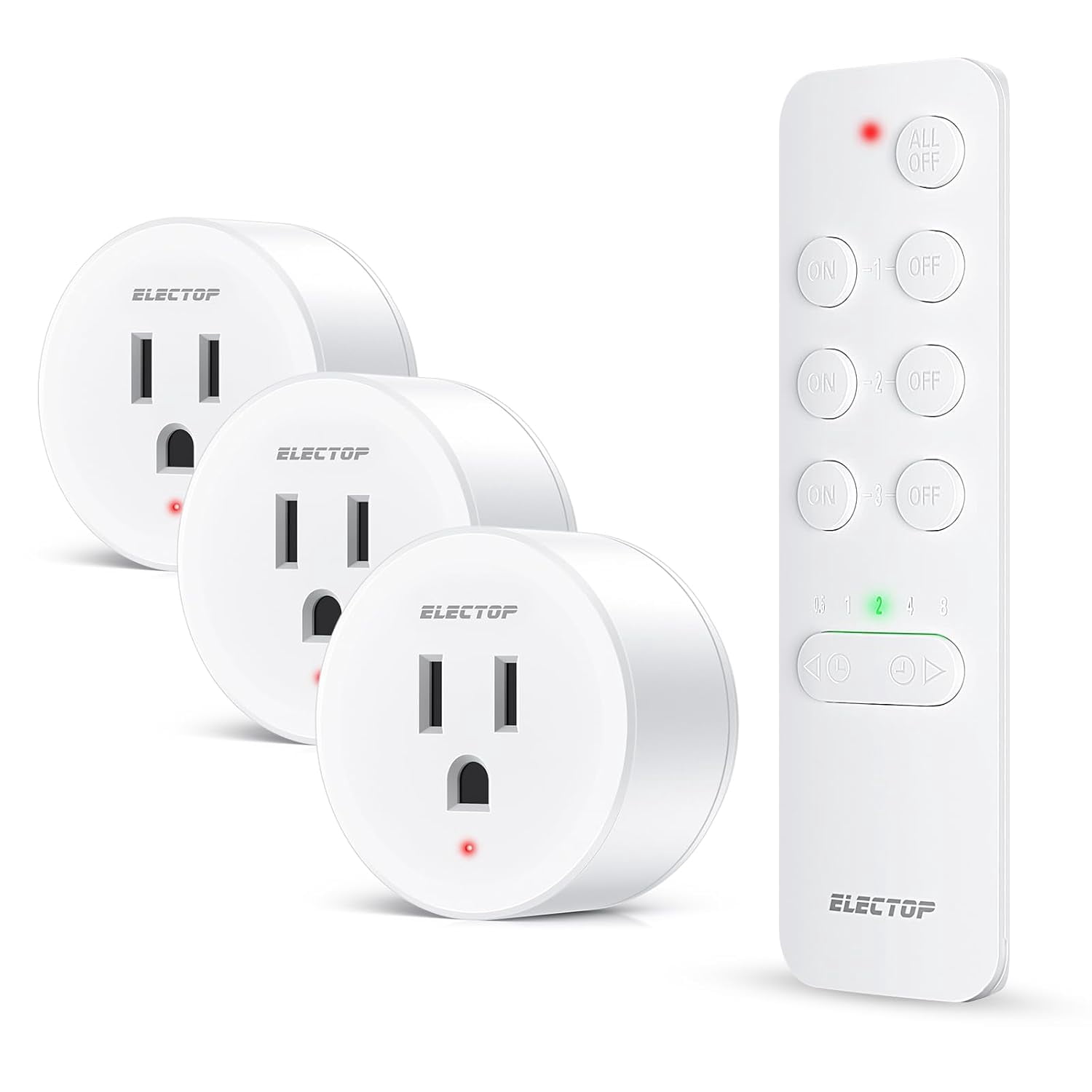 Remote Control Outlet 15a 1500w Wireless Outlet Power Switch With