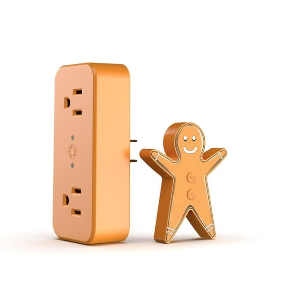 Remote Control Outlet for Christmas Tree Lights, Gingerbread Man ...