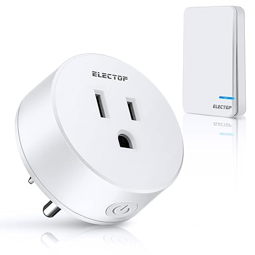 Remote Control Outlet, ELECTOP 15A/1500W, Wireless Outlet Power Switch ...