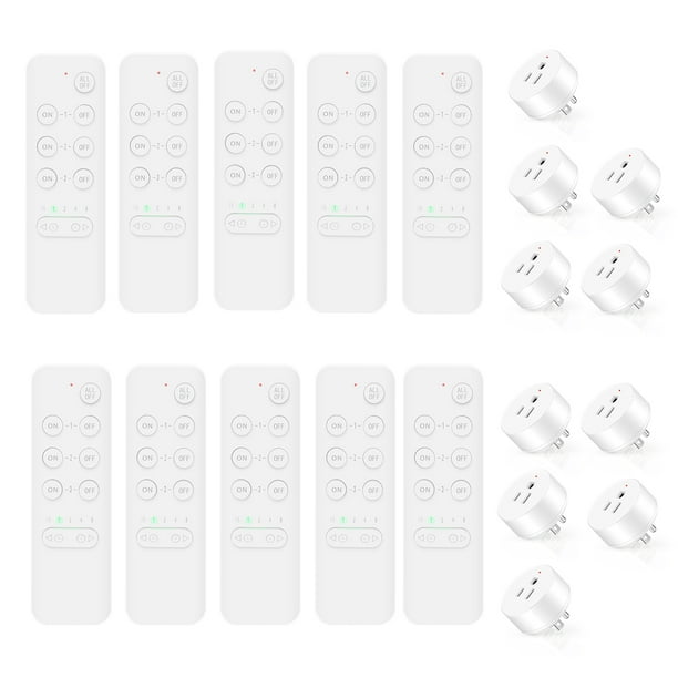 Remote Control Outlet Switch,NineLeaf Remote Light Switch,Remote ...