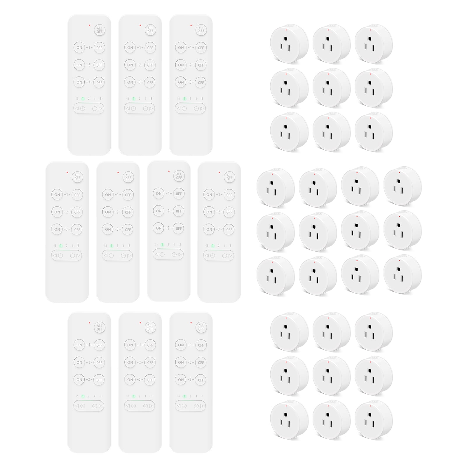 Remote Control Outlet Switch,NineLeaf Remote Light Switch,Remote ...