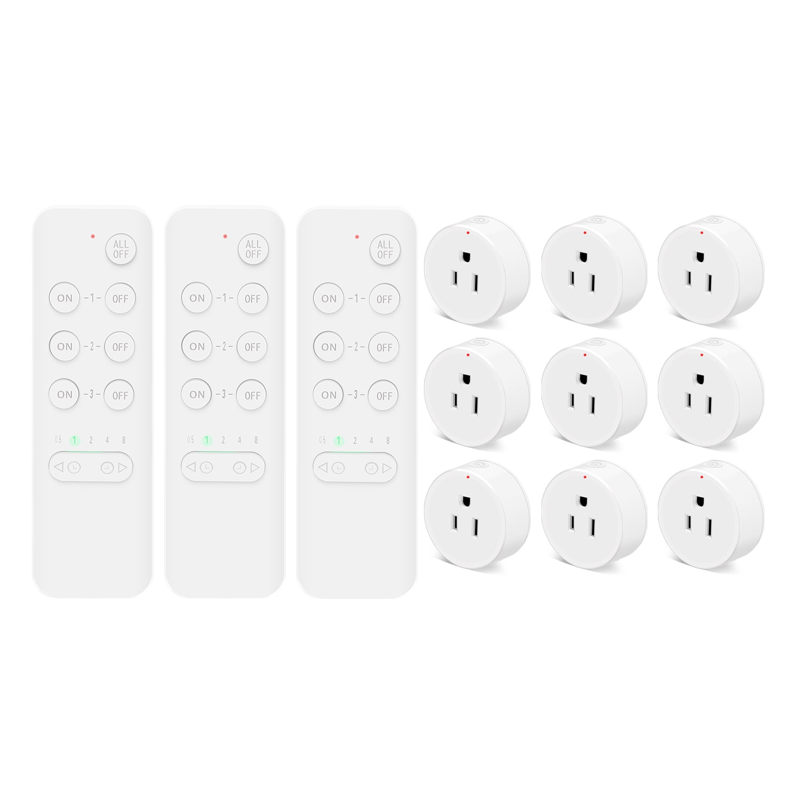 Remote Control Outlet Switch,NineLeaf Remote Light Switch,Remote ...