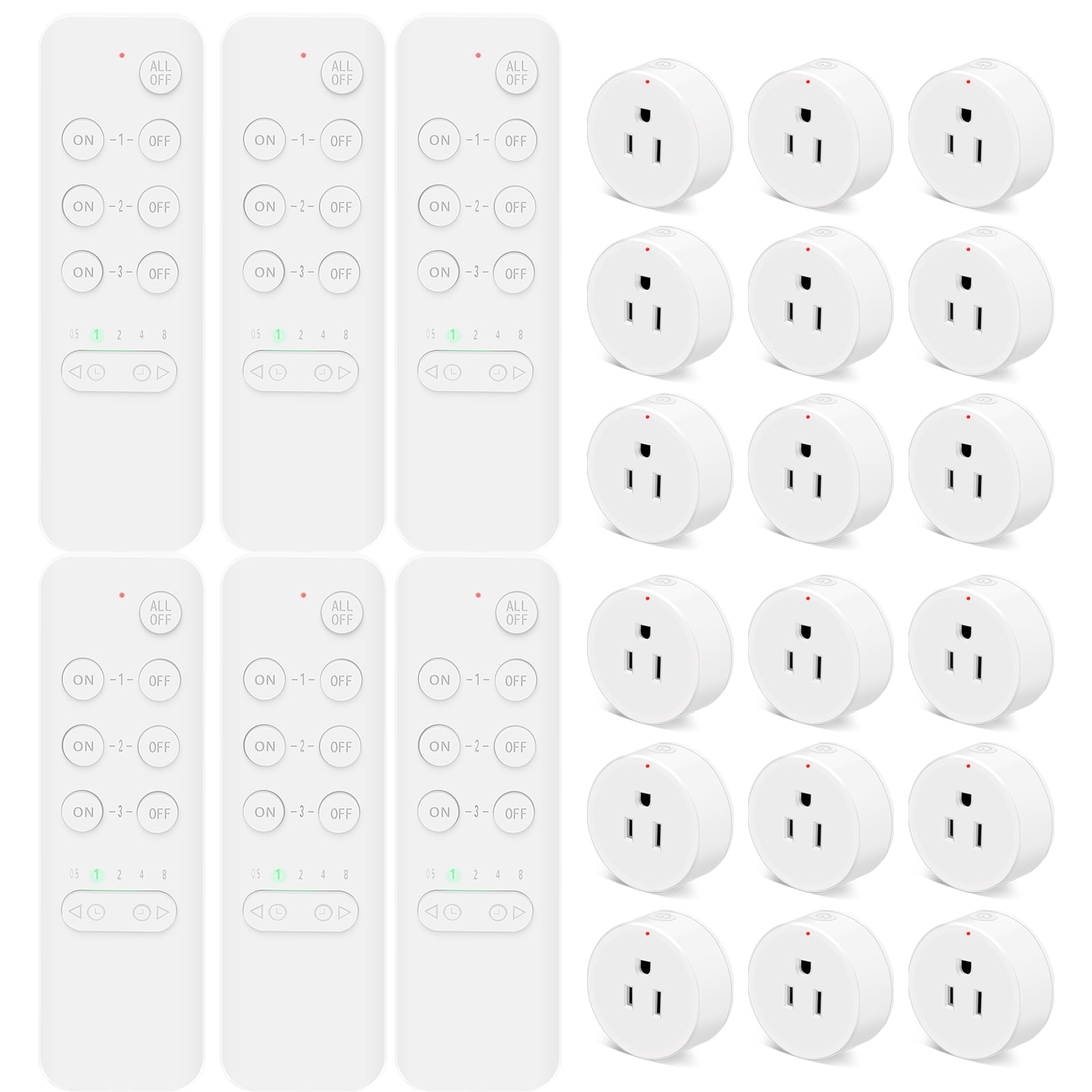 Remote Control Outlet Switch,NineLeaf Remote Light Switch,Remote ...