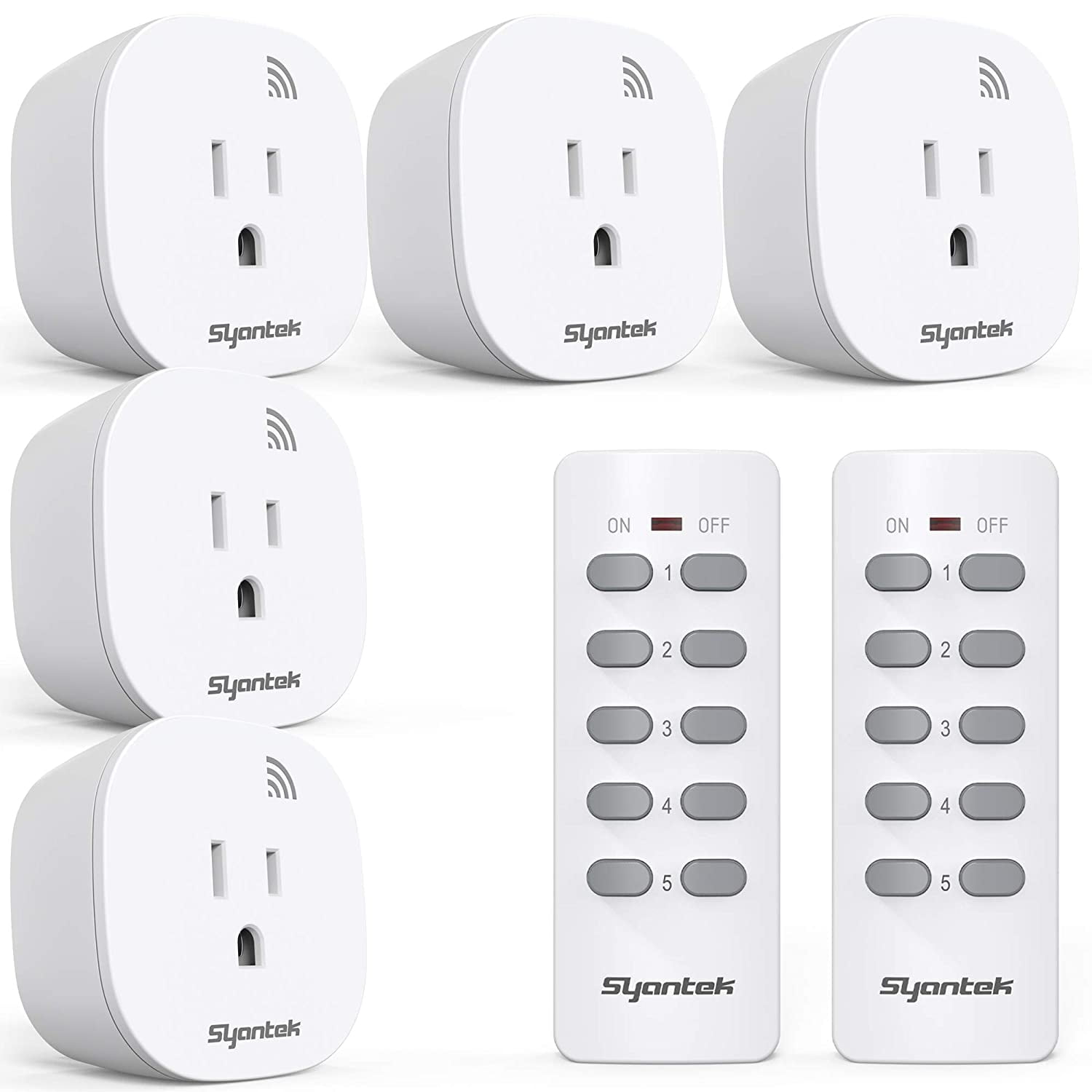 Remote Control Outlet Wireless Light Switch for Household Appliances ...