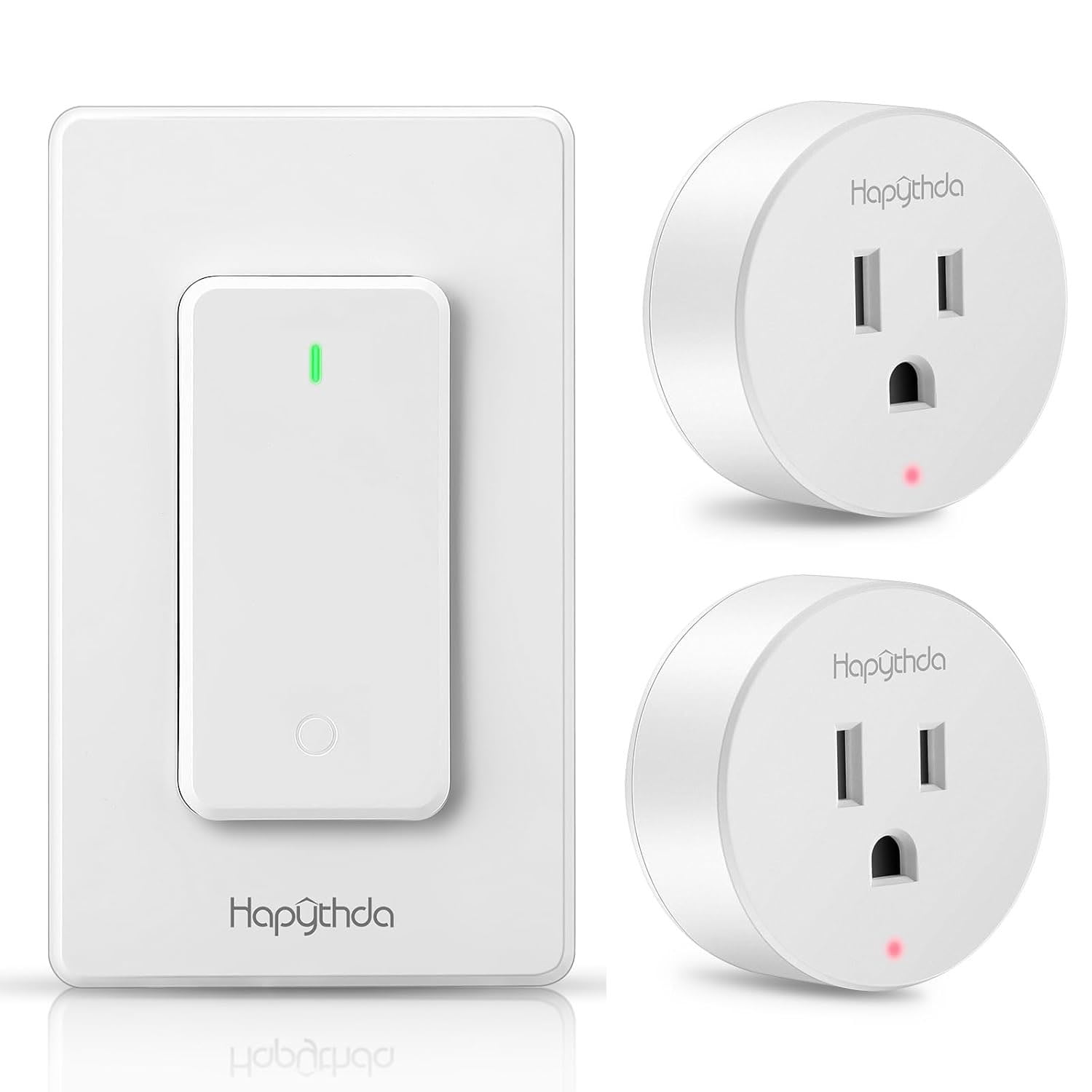 Remote Control Outlet, Wireless Wall Mounted Light Switch, 15A/1500W ...