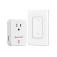 Remote Control Outlet Wireless Wall Mounted Light Switch, Electrical ...