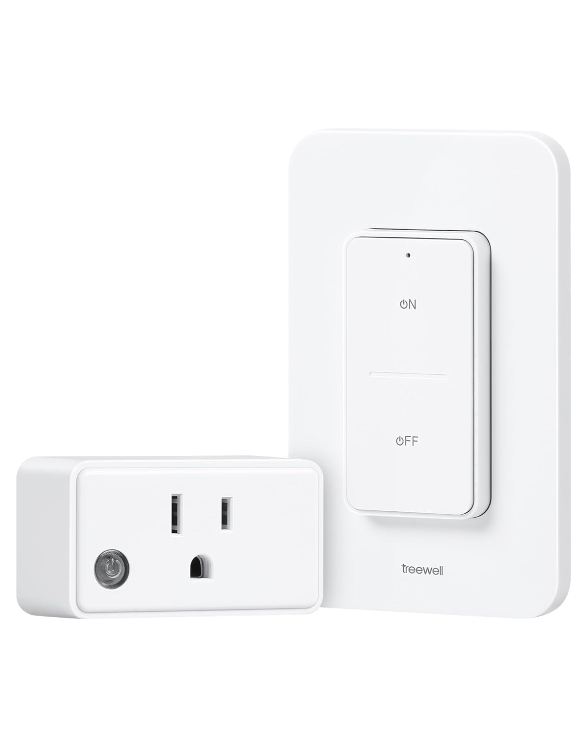 Remote Control Outlet Wireless Wall Switch, 200ft RF Range Wireless ...