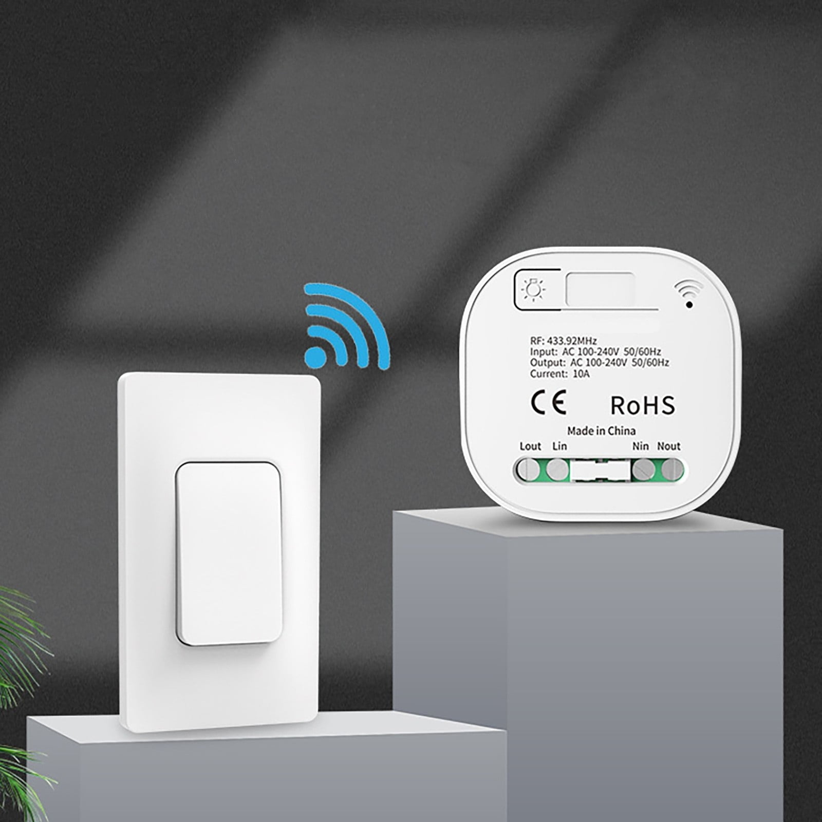Remote Control Panel, Smart Home System, Wireless Operation, Modern ...