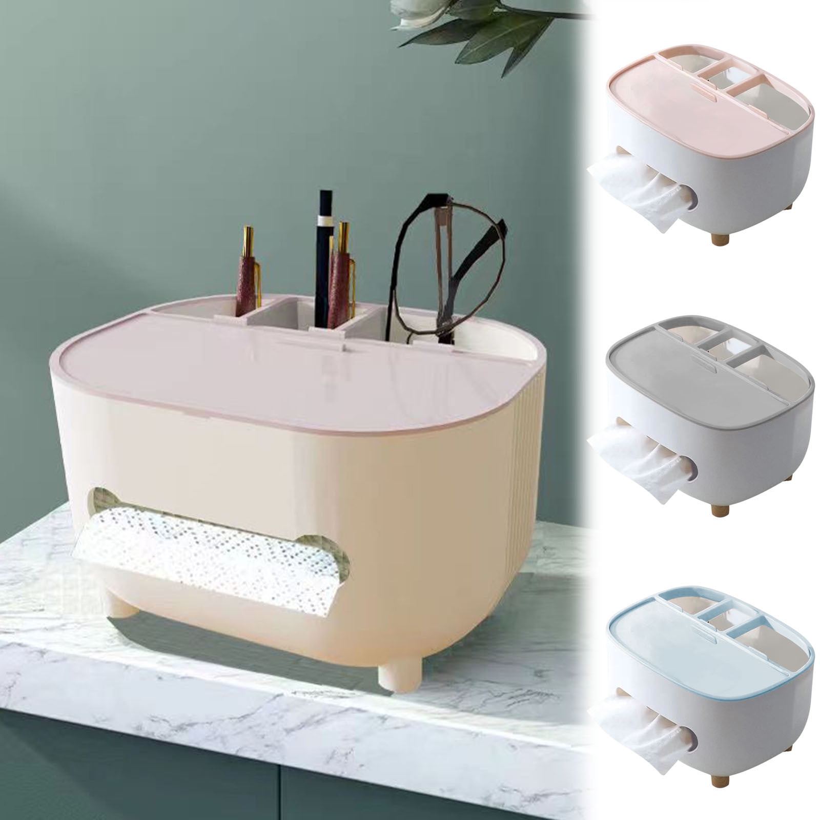 Remote Control Paper Towel Holder, Multifunctional Desk Organizer ...