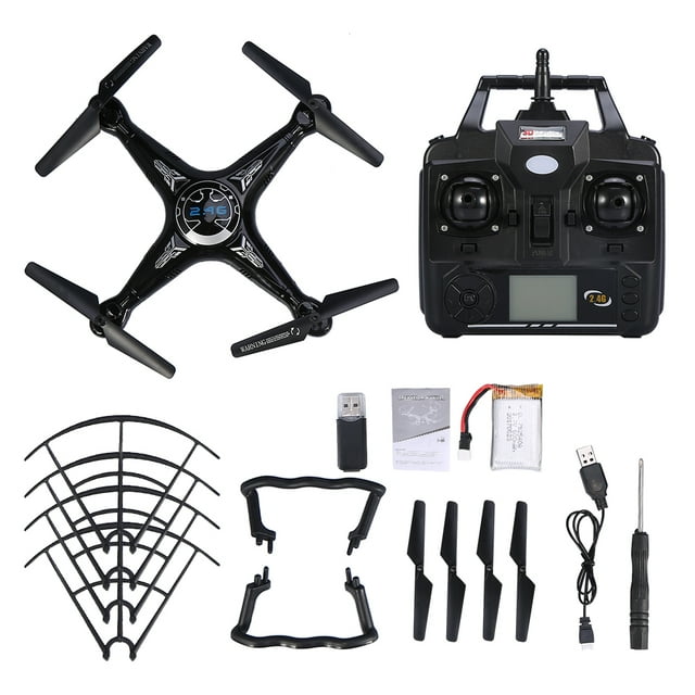 Remote Control Quadcopter RC Helicopter Drone Toy With Camera (Black ...