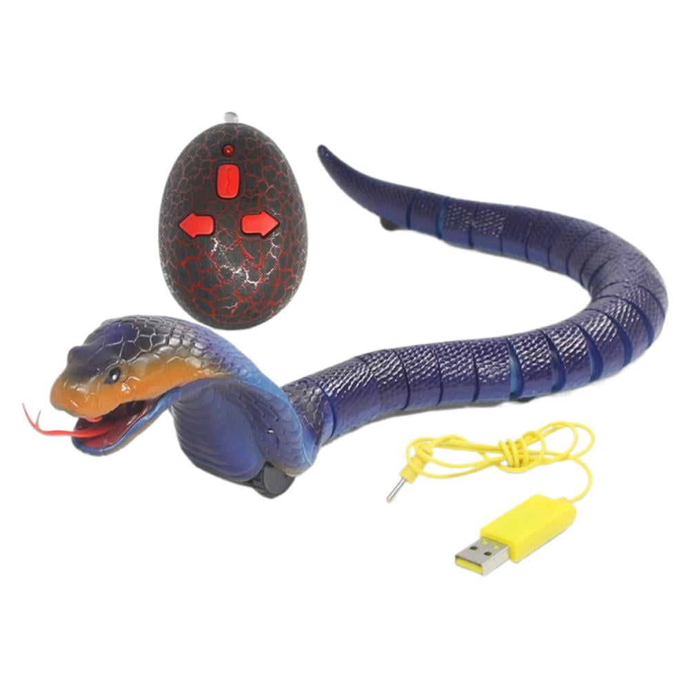 Remote Control Realistic Snake - 17 Rechargeable RC Snake with Swinging ...