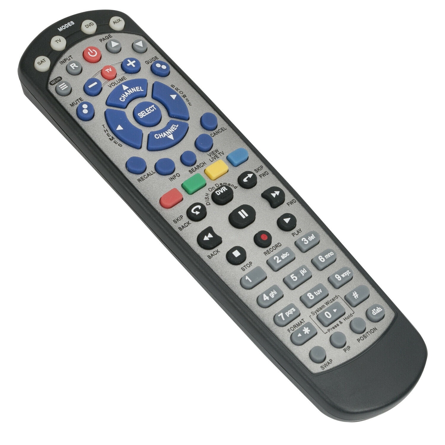Remote Control Replace for Dish Network 20.1 Satellite Receiver TV DVD ...