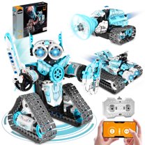 3-in-1 RC Robot Building Set, 520 PCS App-Controlled, STEM Gift for ...