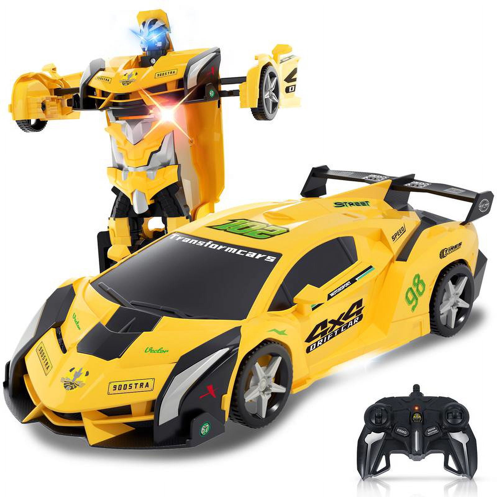 Remote Control Robot Car Toys, 2.4GHz 1:18 Scale RC Car ,Rechargeable ...