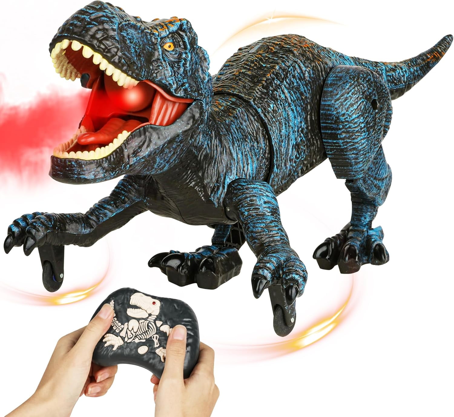 Remote Control Robot Dinosaur Toys for Kids 5-7,2.4G Electronic RC Walking Dinosaur Pet for Boys ...