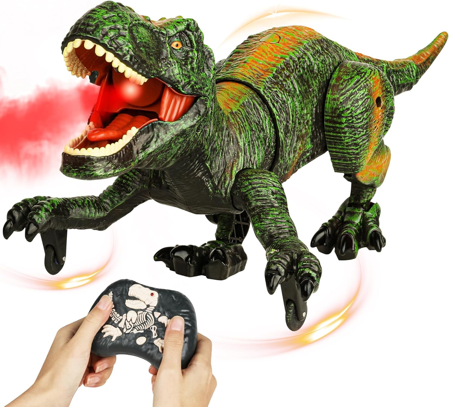 Remote Control Robot Dinosaur Toys for Kids 5-7,2.4G Electronic RC Walking Dinosaur Pet for Boys ...