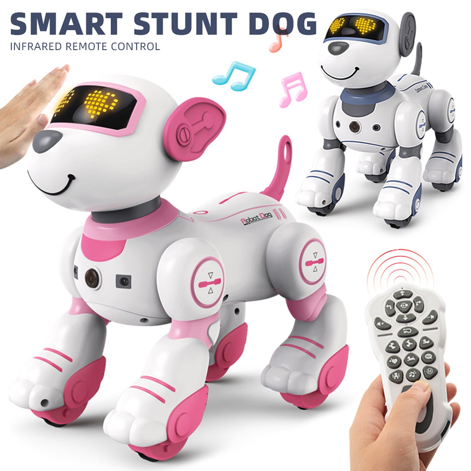 Remote Control Robot Dog Programming Touch-Sensing Interactive 2.4GHz ...