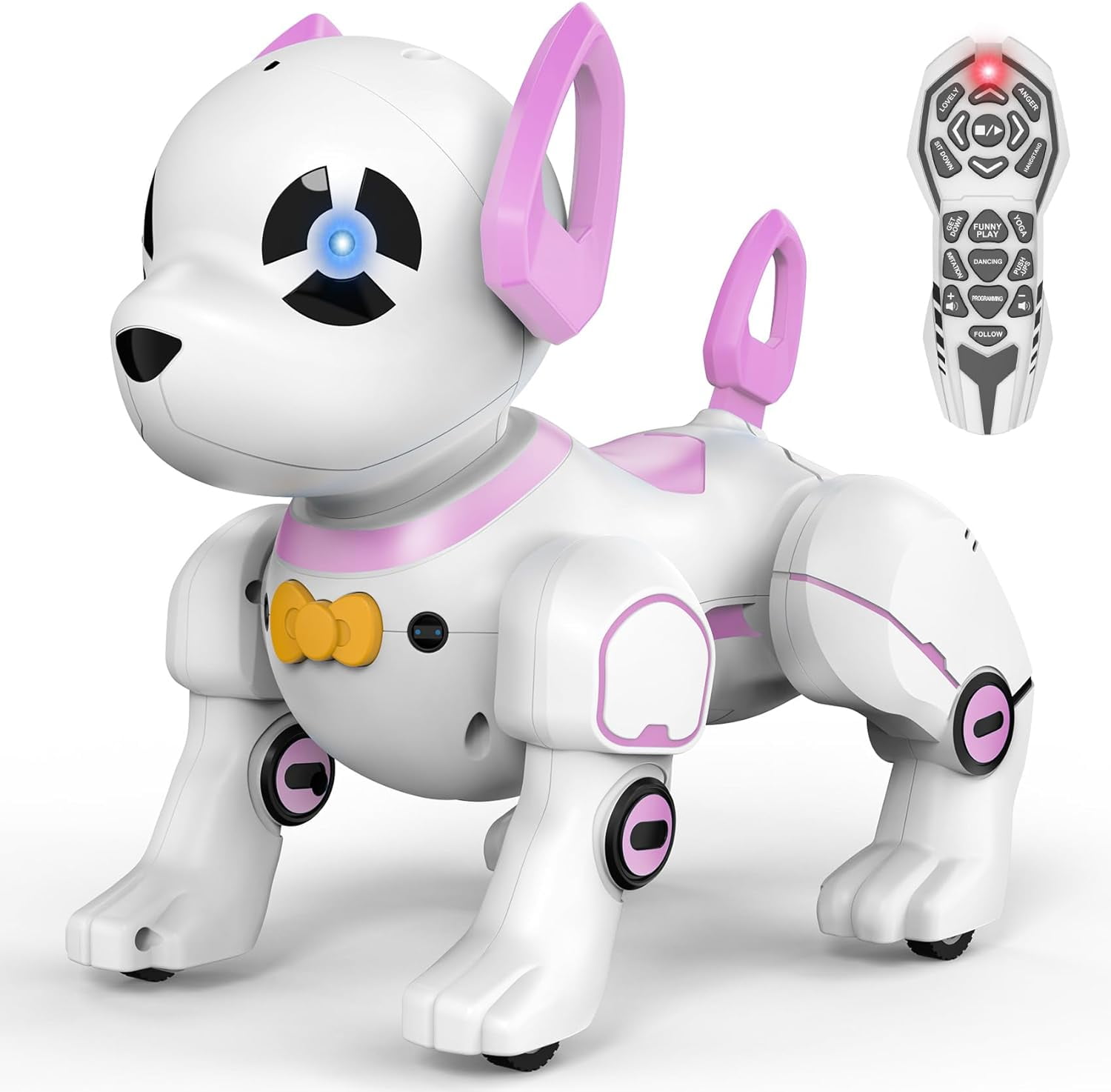 Remote Control Robot Dog Toy, RC Dog Programmable Smart Interactive ...