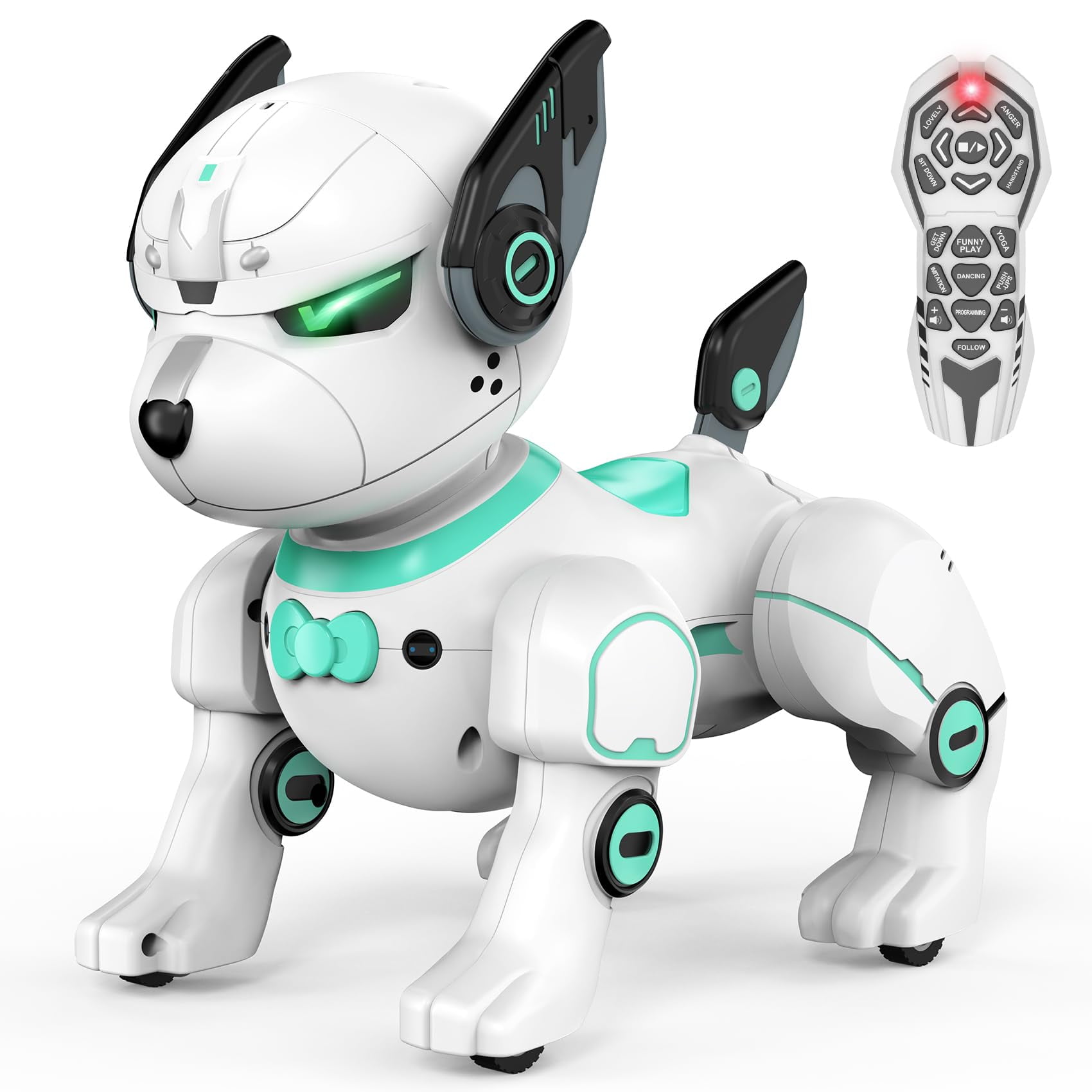 Remote Control Robot Dog Toy, RC Dog Programmable Smart Interactive ...