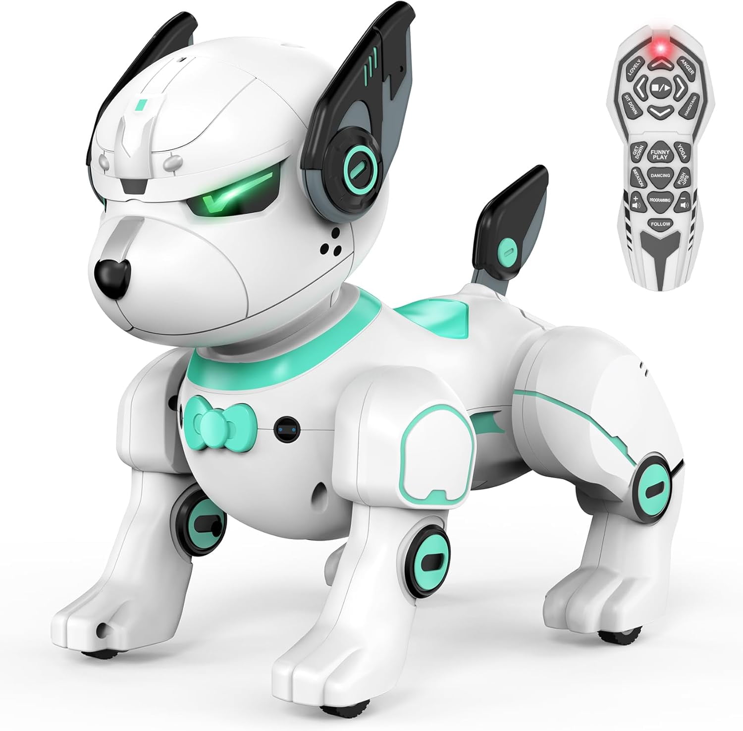 Remote Control Robot Dog Toy, RC Dog Programmable Smart Interactive ...