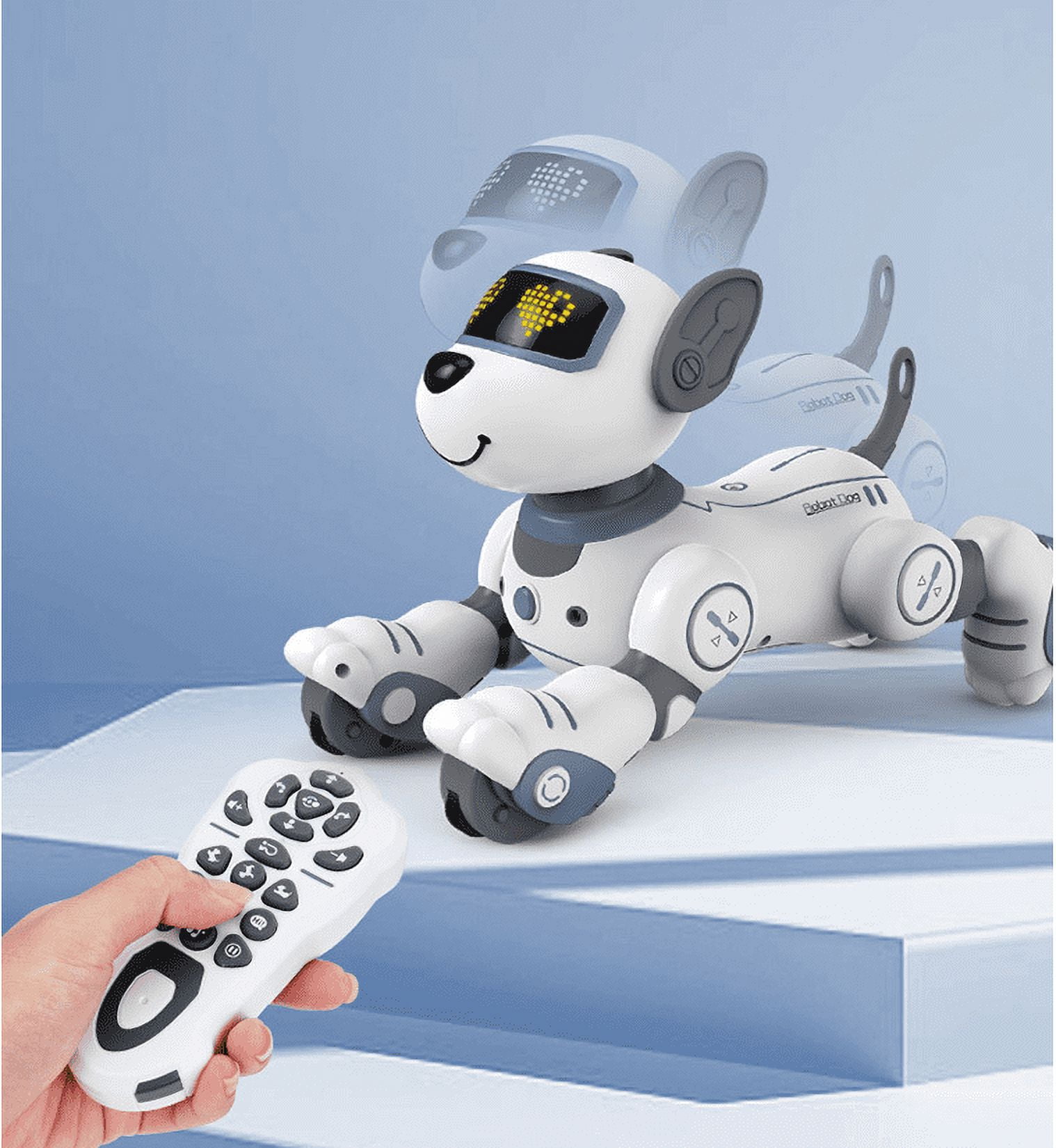 Remote Control Robot Dog Toy for Kids, Programmable Robotic Puppy ... Remote Control Robot Dog Toy for Kids, Programmable Robotic Puppy ...