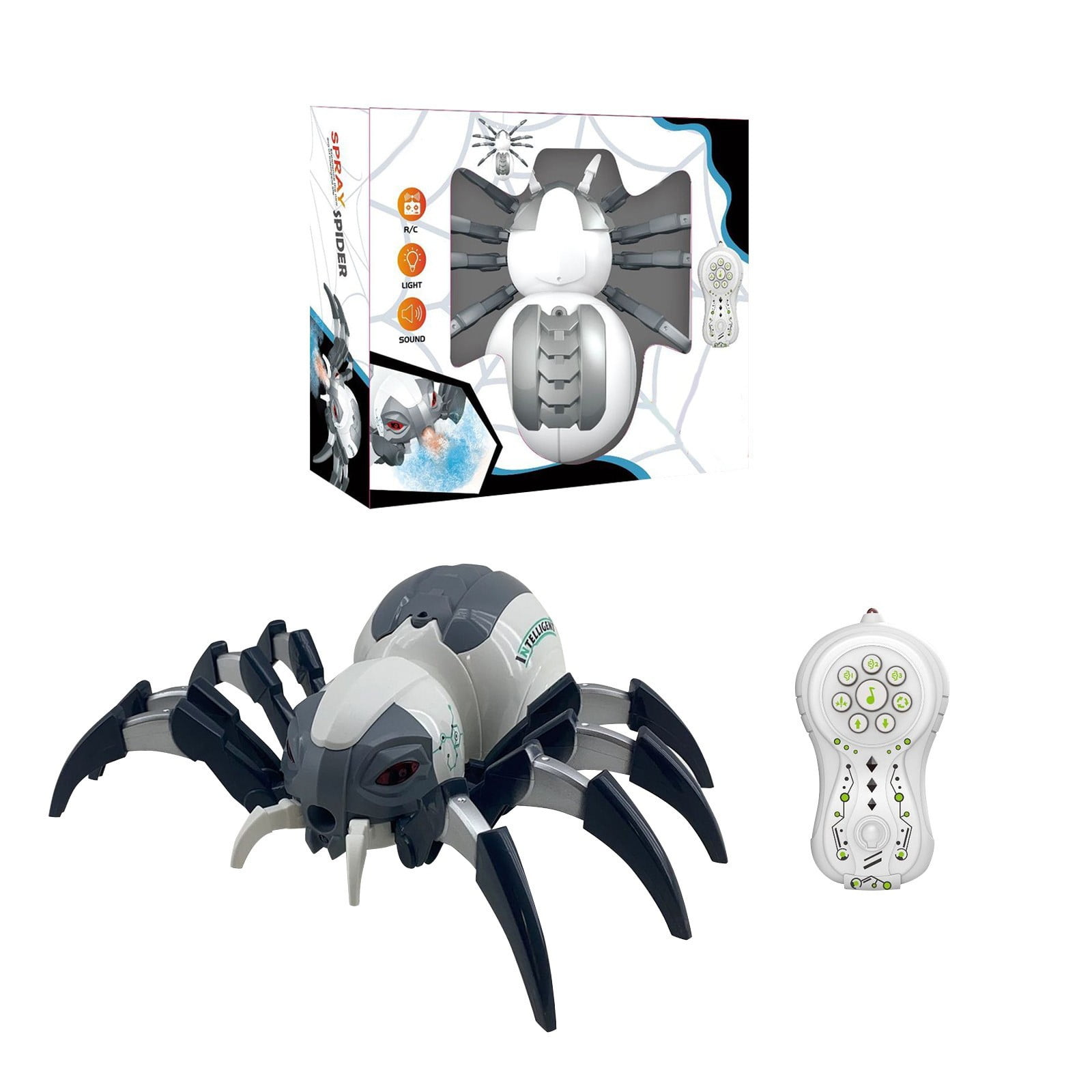 Remote Control Robot Elephant RC Programming Interactive Robotic Spider Toy Voice Control ...