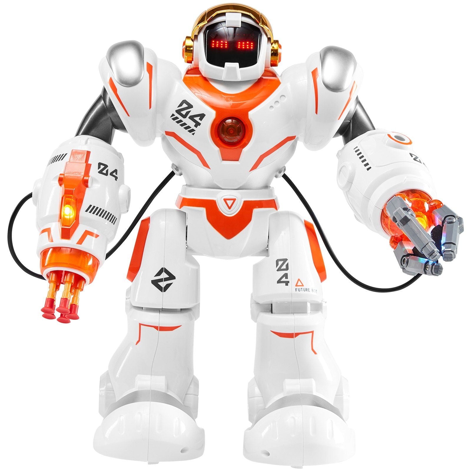 "Remote Control Robot Toy for Kids - Programmable Battle Bot with ...